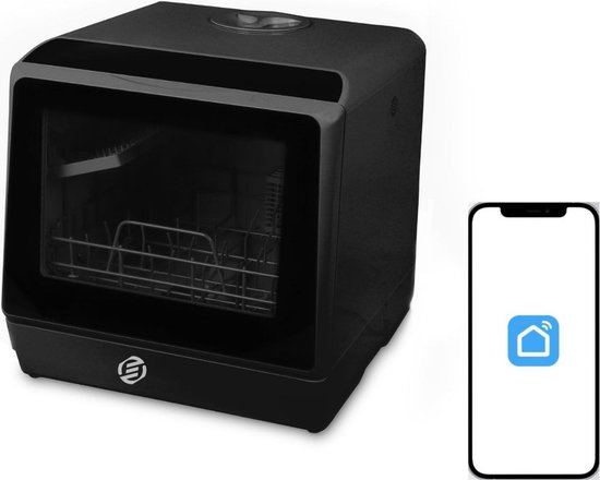 Equivera Mini Vaatwasser - Campingvaatwasser - Vrijstaande Vaatwasser ...