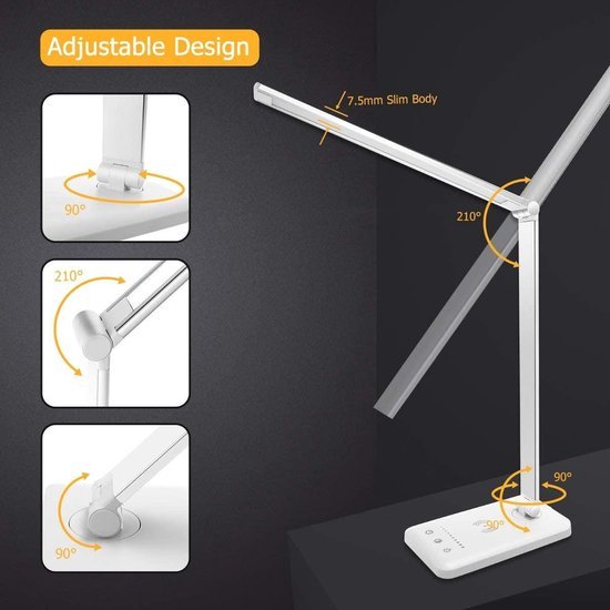 IMENGINE Bureaulamp Led - Leeslamp Staand - Leeslampje voor Boek ...