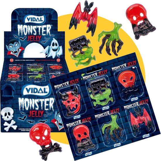 Vidal Monster Jelly in blister - 66 stuks | bol
