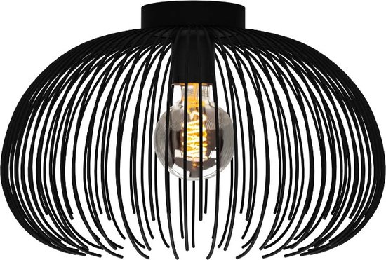 EGLO Venezuela-A Plafondlamp - E27 - Ø 38,5 cm - Zwart | bol