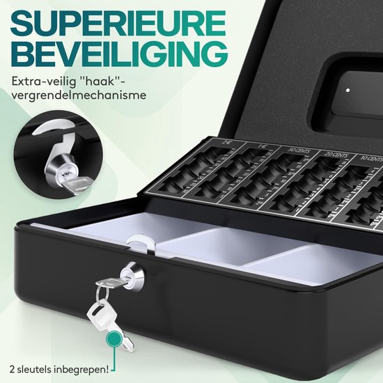 Equivera Geldkluis - Kluis voor Geld - Geld Kluis - Spaarpot - Kluis | bol