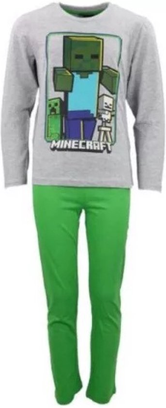 Minecraft pyjama - Maat 134 cm / 9 jaar | bol