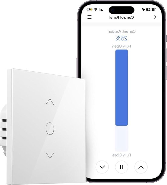 WiFi-schakelaar voor rolluiken - NEUTRALE DRAAD VEREIST ...