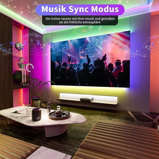 Led strips 6 m RGB COB kleurveranderende flexibele ledstrip - 576 leds ...