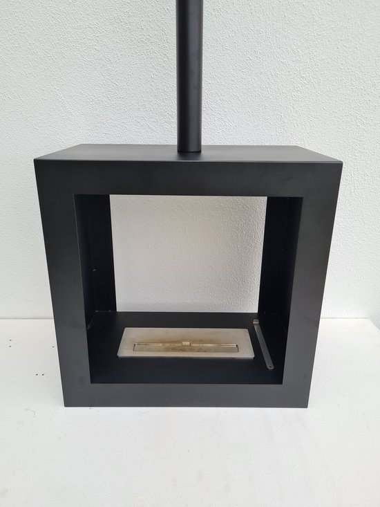 Stalen hangende haard 52/52 bio ethanol | bol