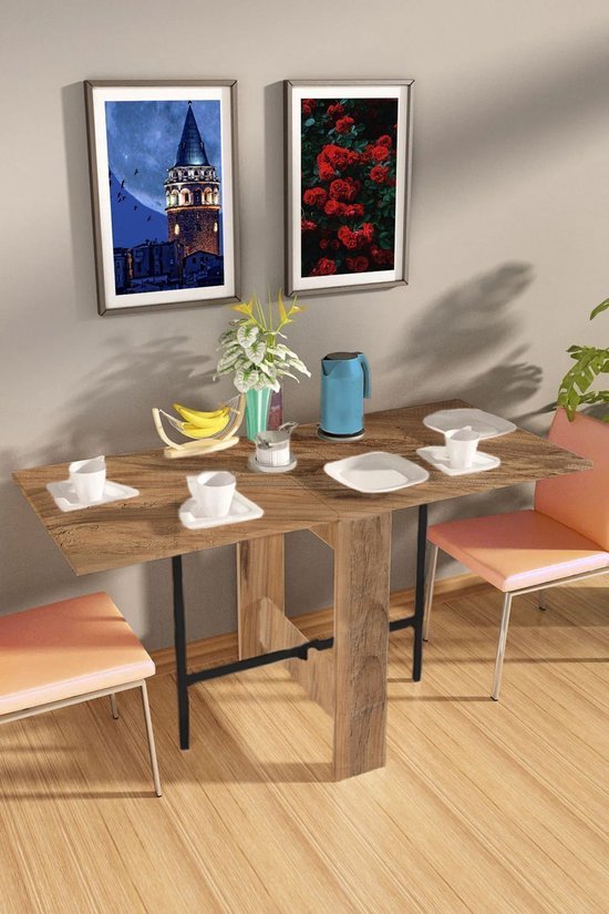 Keukentafel - Opvouwbare Tafel - Bureau Inklapbaar - Multifunctioneel ...