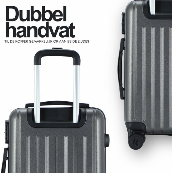 RYER Handbagage Koffer 36L - Combinatieslot - Waterdicht - 360 Graden ...