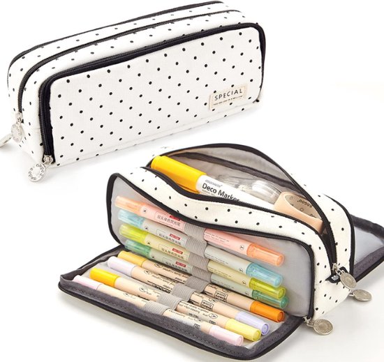 Etui - Multifunctioneel Ruim met 3 Vakken - Etuis voor School Jongens ...