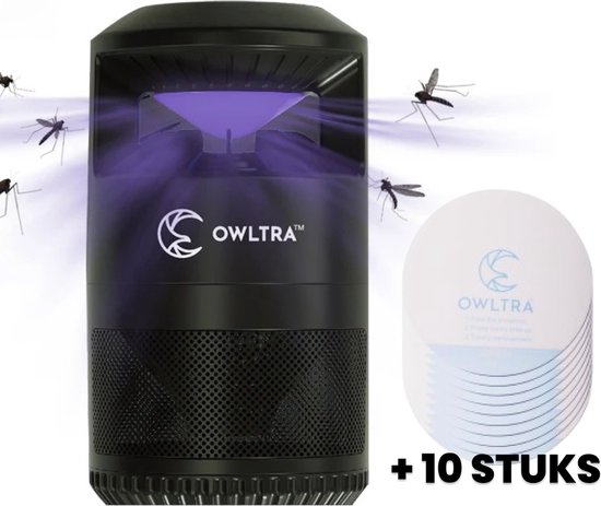 Owltra Elektrische Insectenval - Muggenlamp - Tegen fruitvliegjes ...