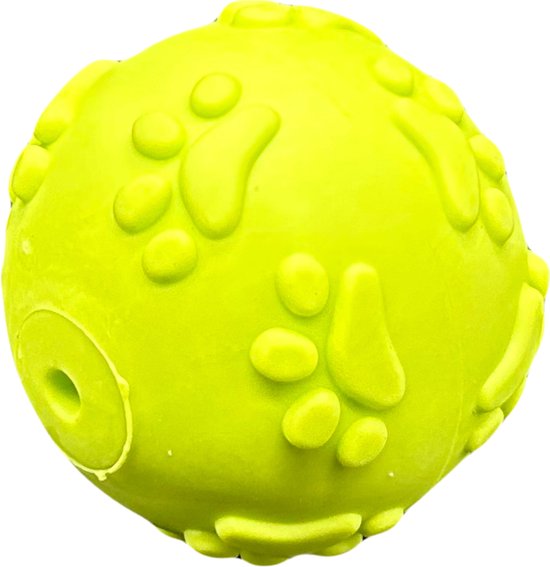 Honden speelgoed balletje met pieper - Hondenspeeltje - Groene Bal met ...