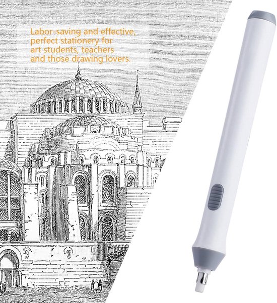 Precision Pencil Eraser Tenwin Electric Battery Operated Drawing Eraser ...