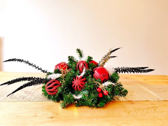 TableBloom - Kerstdecoratie - Uniek samengesteld Kerststuk KerstSlinger ...