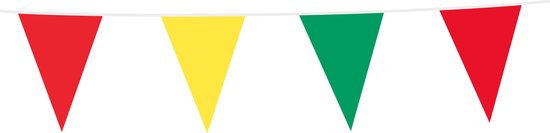 Vlaggenlijn Rood / Geel / Groen 10 meter - Vlaggenlijn Vlag Vlaglijn ...