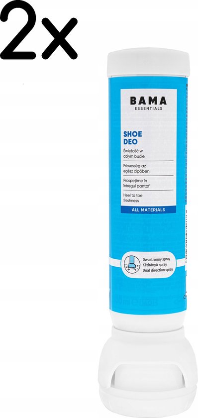 Bama Essentials Set van 2x Flesjes | Fresh Deo | Schoenen | 100 ml ...