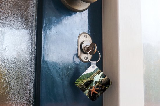 Sleutelhanger - Uitdeelcadeautjes - Zee - Stenen - Zeester - Plastic | bol