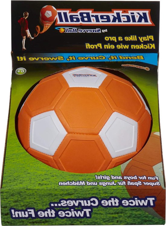 Kick The Kickerball Size 4 - Aerodynamic Panels for Swerve Tricks ...
