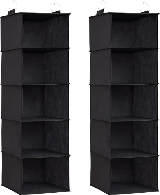 Handige Opvouwbare Stoffen Organizer Met Vijf Compartimenten En Metalen ...