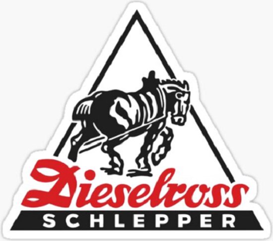 Dieselross logo sticker tractor | bol
