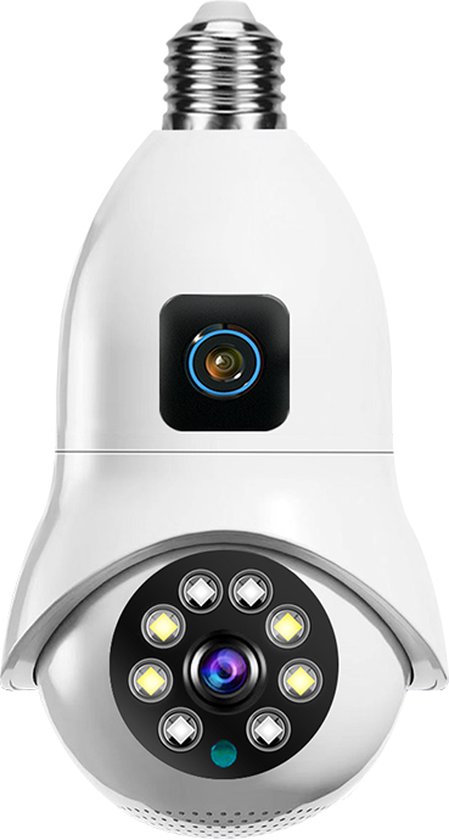 Narvie Smart WiFi IP Camera Indoor - 360° Draaibare Beveiligingscamera met... | bol