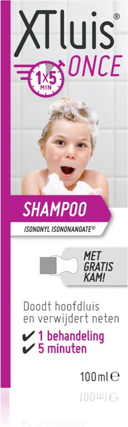 XT Luis – Once Shampoo – 100 ml – 1x5 Min Behandeling – Inclusief Kam – Tegen... | bol