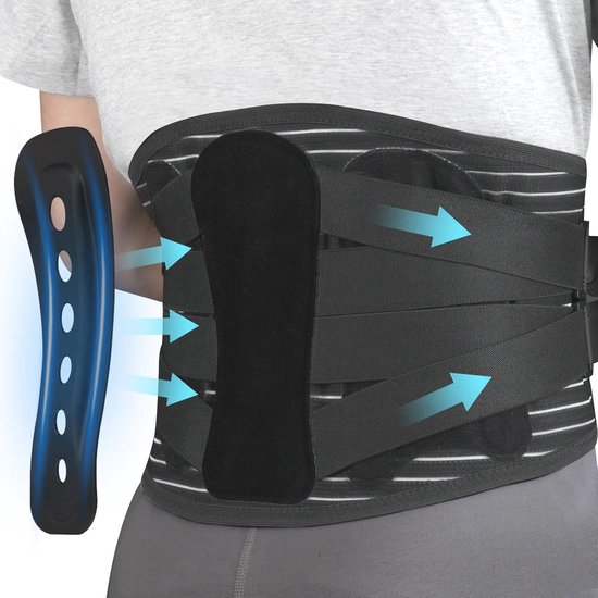 Ergonomische Rugbrace voor Lage Rugpijn, Ademend en Ondersteunend | bol
