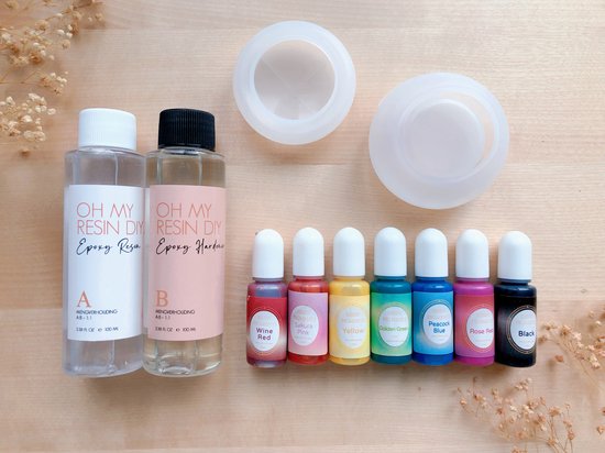 Epoxy Resin Giethars Starterspakket | Hobbypakket | Siliconen Mallen ...