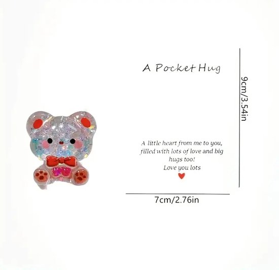 pocket hug beer rood - pocket beer- beer Zak Knuffel- beer Knuffel ...