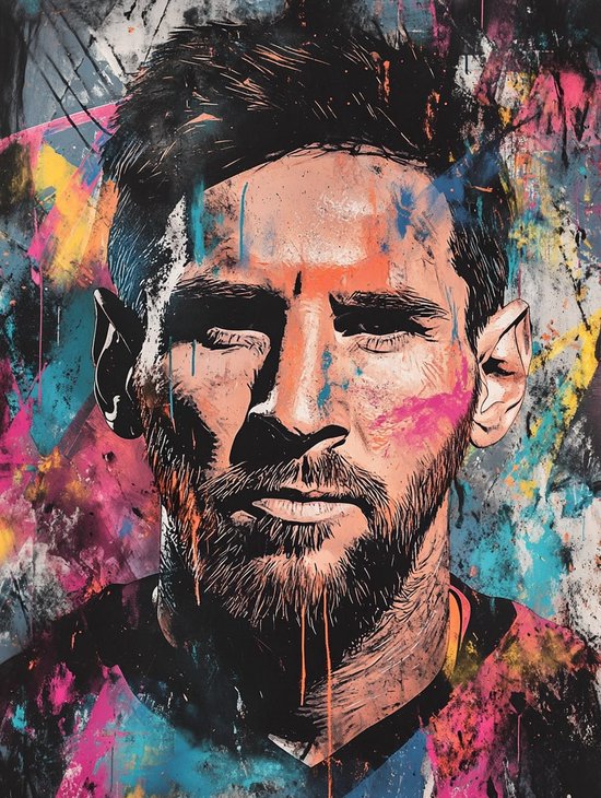 Lionel Messi Poster - color- Art Collection - 43x61cm - Geschikt om in ...