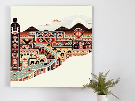 Pixel art aboriginal schilderij | Indigenous pixels: a contemporary ...