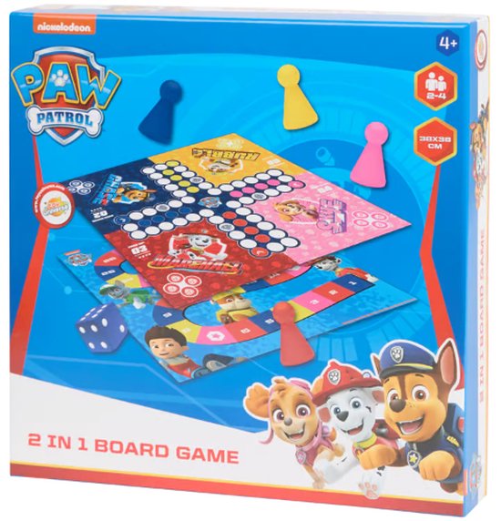 PAW Patrol 2 in 1 Bordspel - Leuk PAW Patrol Board Game | bol