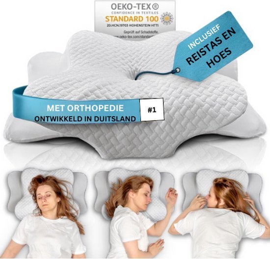 Anti Snurk Kussen – Zij Slaper – Cpap Kussen – Apneu Kussen – Beugel ...