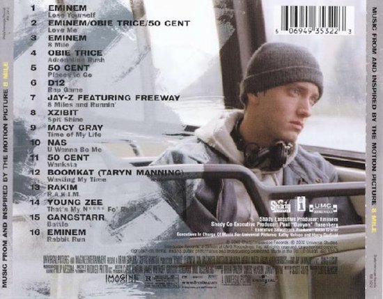 Eminem 8 Mile Soundtrack CD - Album met Lose Yourself - Hiphop | bol