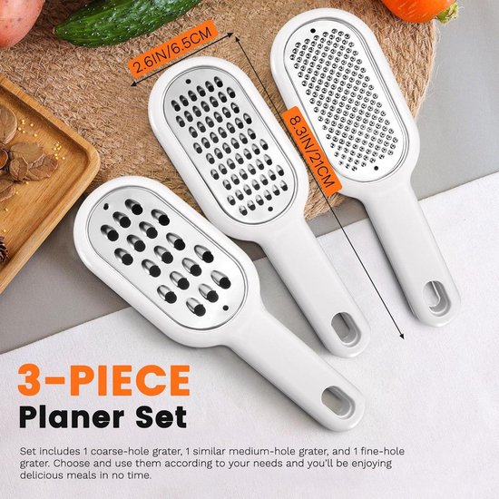 Hand Held Cheese Grater Stainless Steel - Small Stackable Storage ...