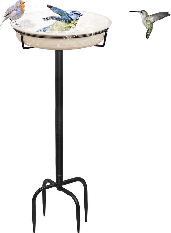Vogelbad voederschaal waterplaats staand - wilde vogels - groot ...