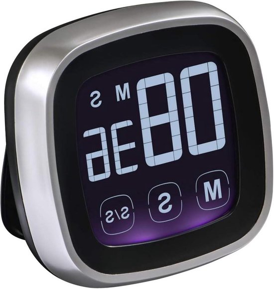 Digitale kookwekker met touch-functie - timer en stopwatch - magnetisch ...