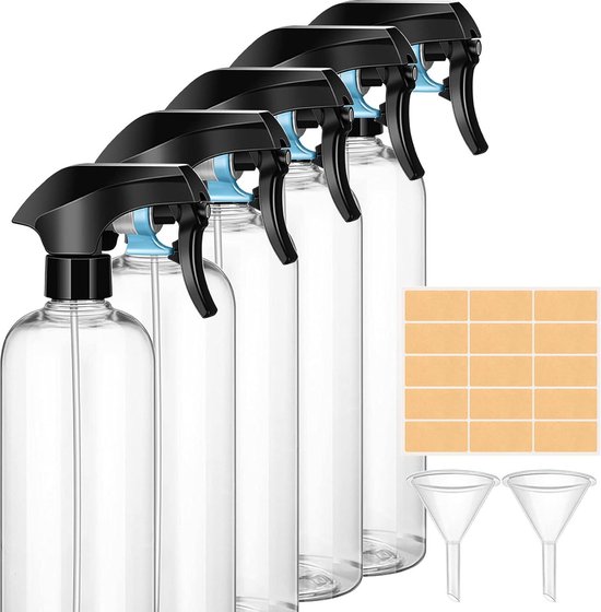 Spuitflessen 500 ml - Met Beschrijfbare Etiketten - Navulbaar ...