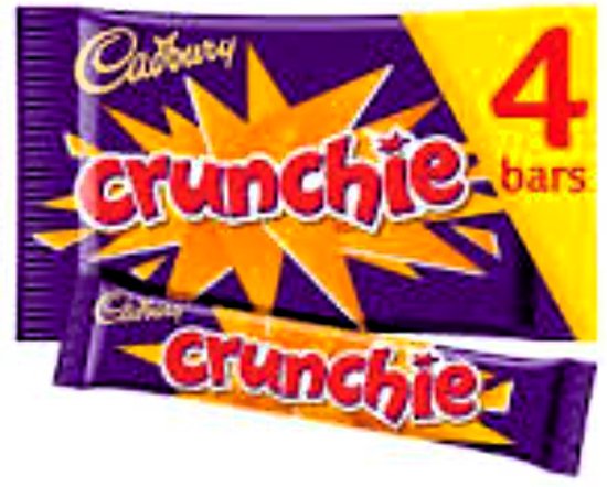 Cadbury Crunchie (4 Bars in a Packet x 32g) - (Honingraat) - (Chocolade ...