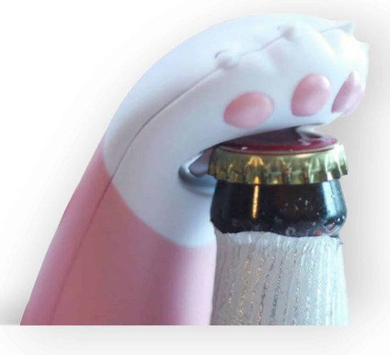 Bieropener / Flesopener Kattenpoot met standaard | bol