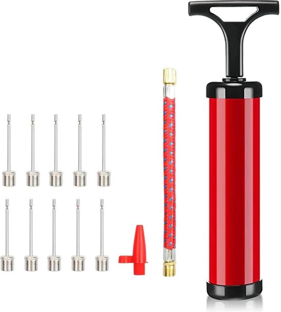Draagbare balpomp - luchtpomp inflatorkit met naald mondstuk ...