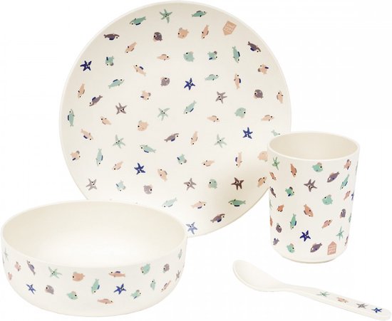 Kinder dinnerset visjes | bol