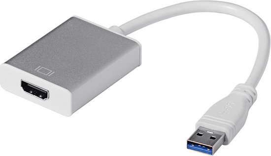 USB 3.0 naar HDMI-adapter - Zilver | bol