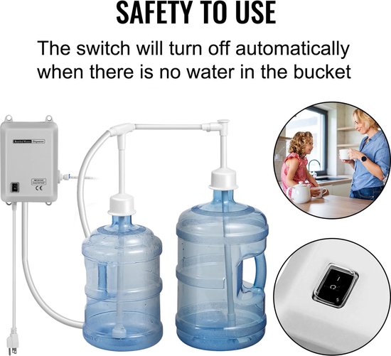 Vevor - Waterzuiveraar - Waterfles Dispenser Pomp Systeem Filter – Eén ...