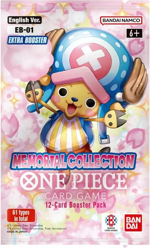 One Piece - Memorial Collection Boosterpack EB-01 (Engels) | Games | bol