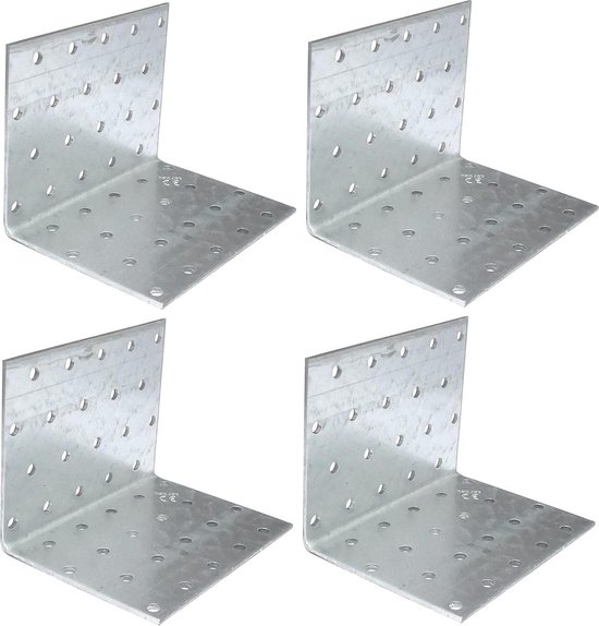 Set van 4 montagebeugels voor poten - 80x80x100x2.5mm - thermisch ...