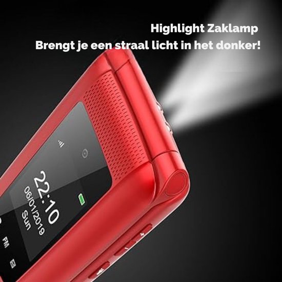 Eenvoudige Opklapbare Mobiele Telefoon Voor Senioren - Grote Toetsen ...