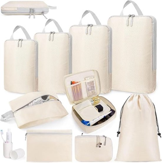 Packing Cubes Backpack - Koffer Organizer Set - Voor Backpack & Koffer ...