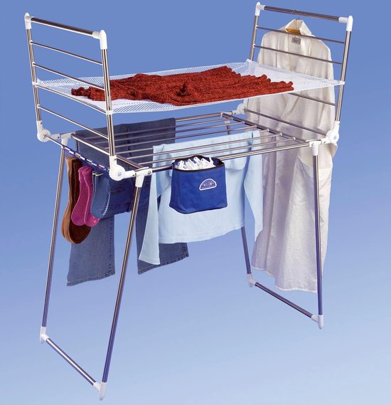 Goodivery ® Opvouwbare Wasdroger met Vleugels en Accessoires, 196 x 90 ...