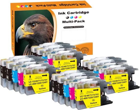 MediaHolland - Huismerk Inkt Cartridges voor Brother LC1220, LC1240 ...