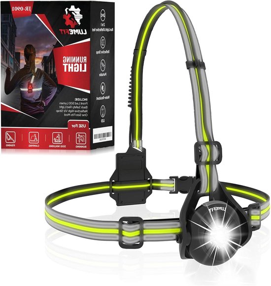 Borst LED-lamp voor Hardlopen - 90° verstelbare stralingshoek - 360 ...