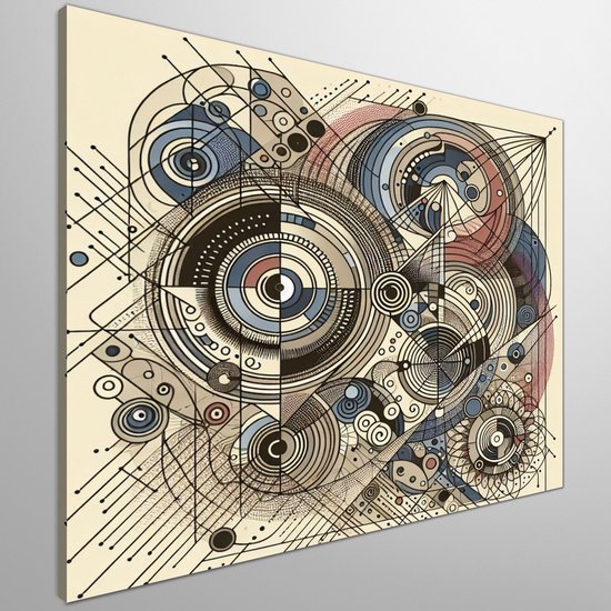 Abstract escher schilderij | Visuele Illusies: Een Abstracte Wereld van ...